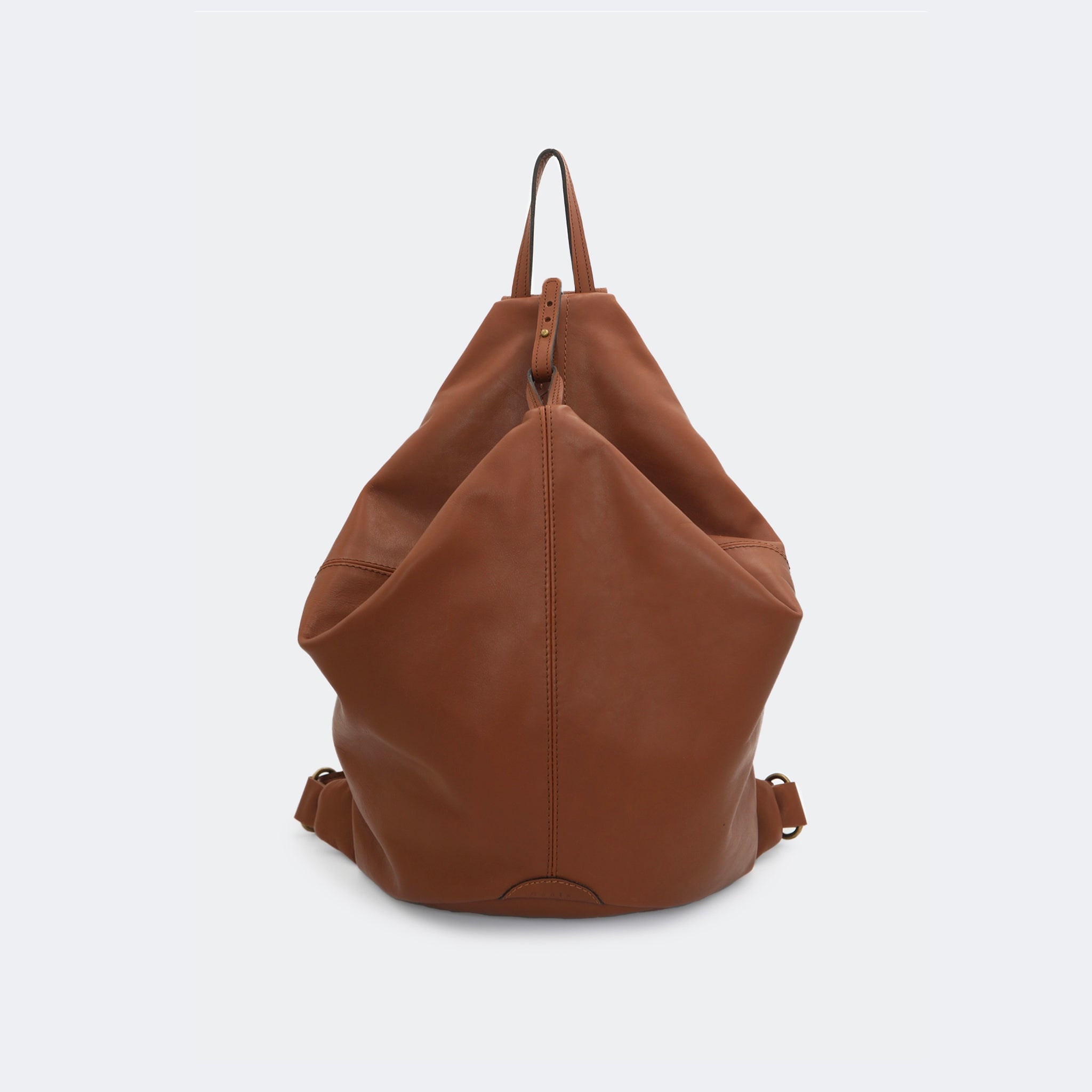 The Backpack (Leather) - Miel